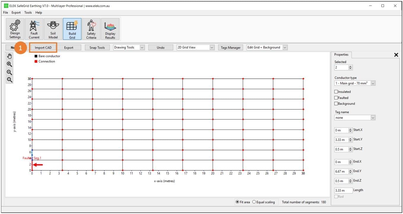 Import custom grids from AutoCAD files - SafeGrid Software