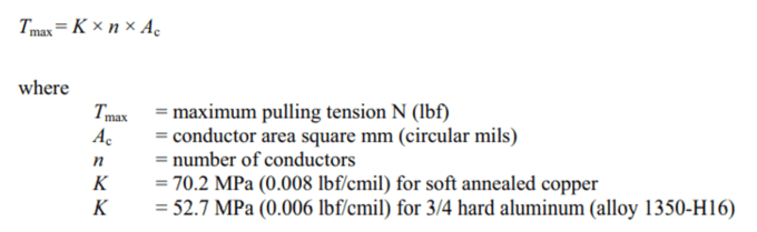 How to Calculate Cable Pulling Tension and Sidewall Pressures