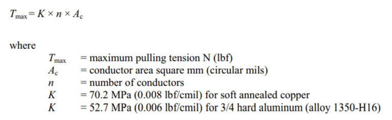 How to Calculate Cable Pulling Tension and Sidewall Pressures