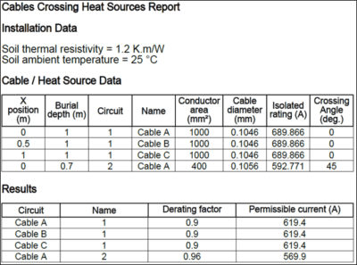 Cable Crossings Calculations - Cable High Voltage Software Tutorial