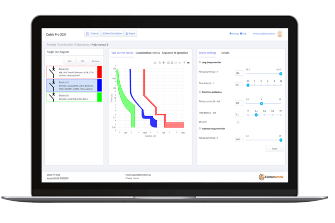 Cable Pro Web - Cable Sizing and Voltage Drop Calculator to AS3008