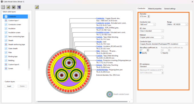 Cable Modelling from Datasheets - Cable High Voltage Software Tutorial