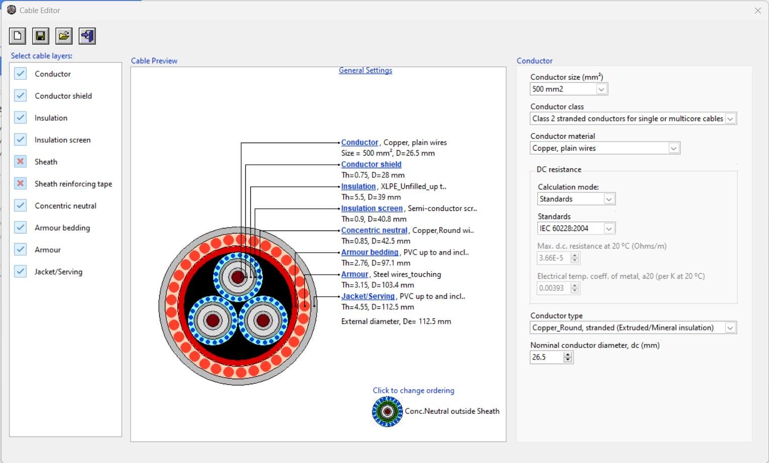 Cable Modelling from Datasheets - Cable High Voltage Software Tutorial