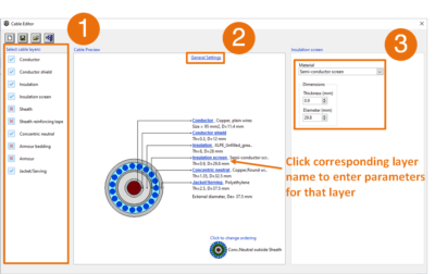 Cable Modelling from Datasheets - Cable High Voltage Software Tutorial