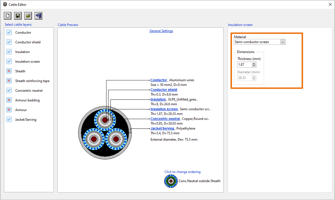 Cable Modelling from Datasheets - Cable High Voltage Software Tutorial
