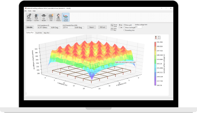 Touch and Step Voltage Calculator - ELEK Software